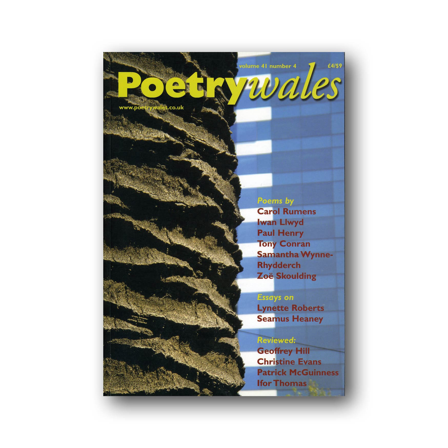 Spring 2006 | Vol. 41 Issue 4 - Poetry Wales