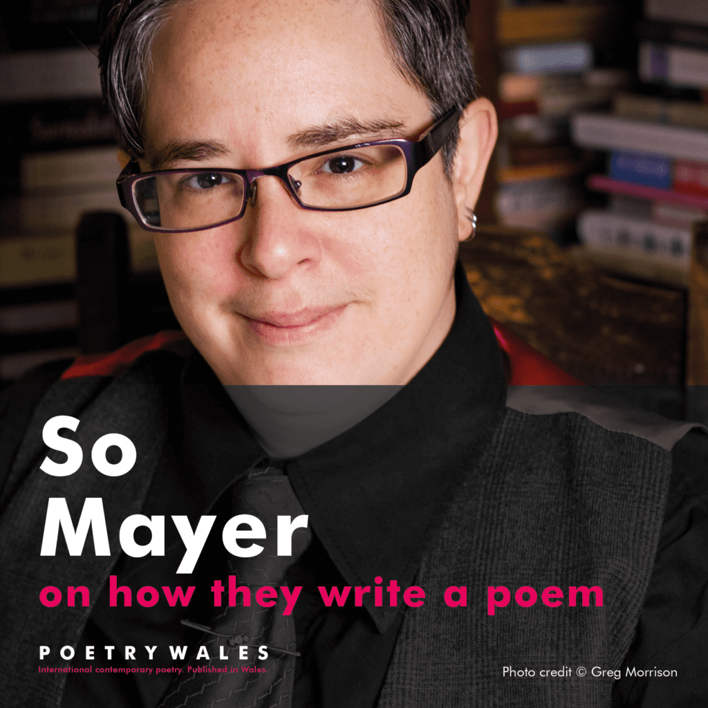 So Mayer on how they write a poem - Poetry Wales