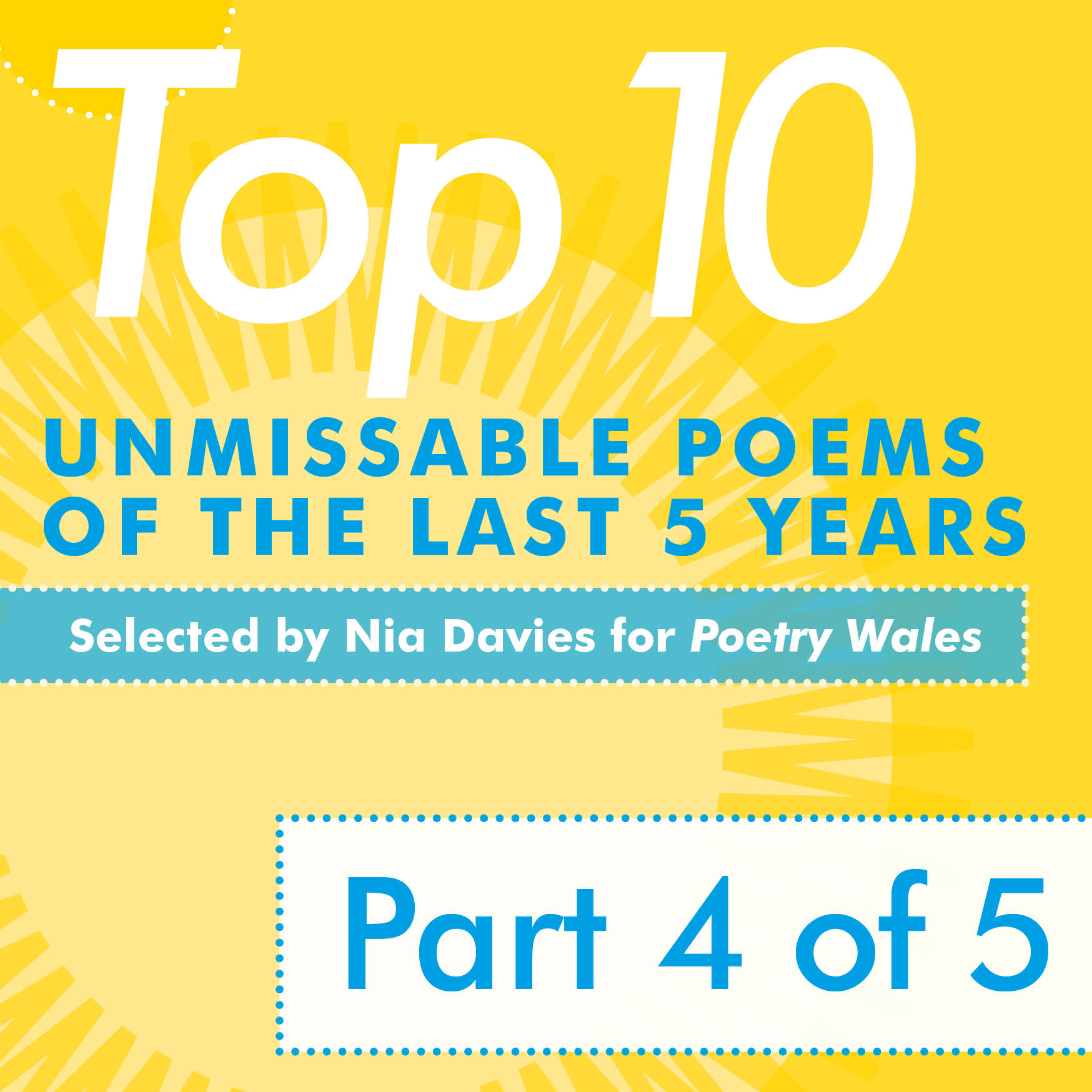 10 Unmissable Poems from the last 5 years (Part 4 of 5) - Poetry Wales