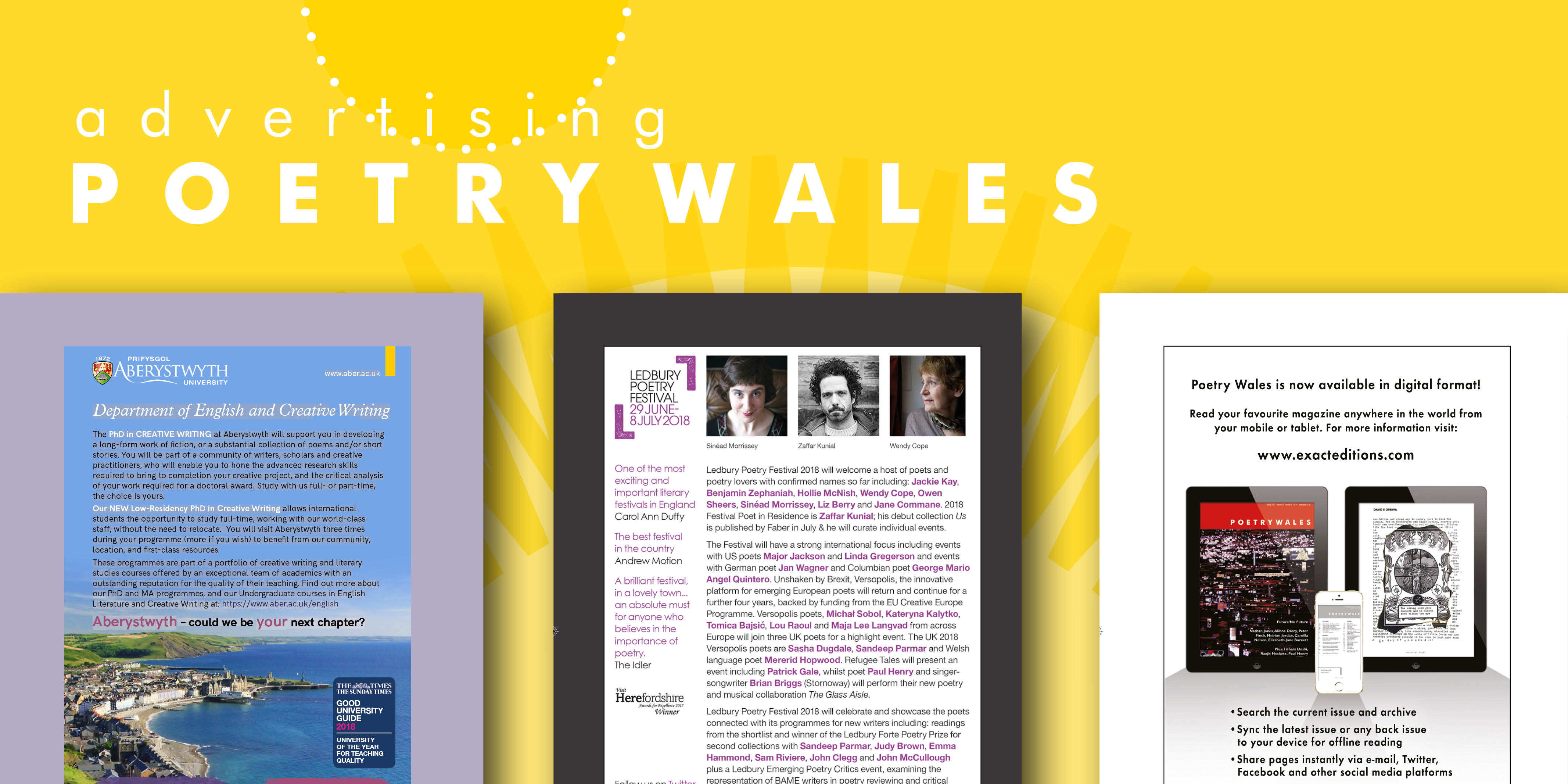 Advertising - Poetry Wales